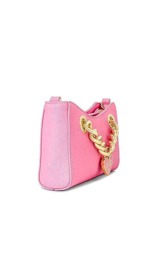 Versace Deluxe Chain Bag In Pink - Baby Pink | Editorialist